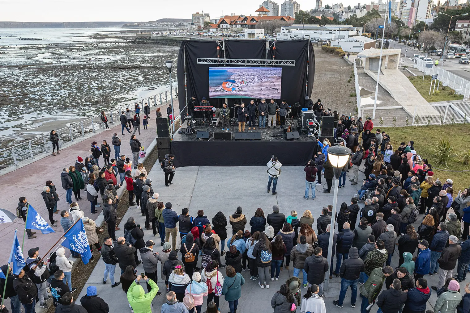 COMODORO RIVADAVIA TIENE UN NUEVO PASEO COSTERO