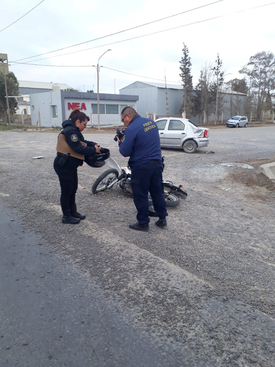 Accidente Entre Moto Y Auto Deja Dos JÓvenes Hospitalizados